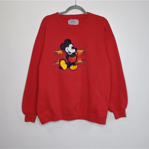 Vintage | Shirts | Vtg Mickey Mouse Disney Genus Crewneck Sweatshirt ...